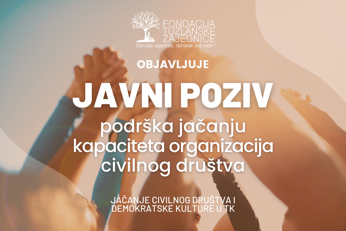 Javni poziv podrška jačanju kapaciteta organizacija civilnog društva - Udruženje mreža za ...