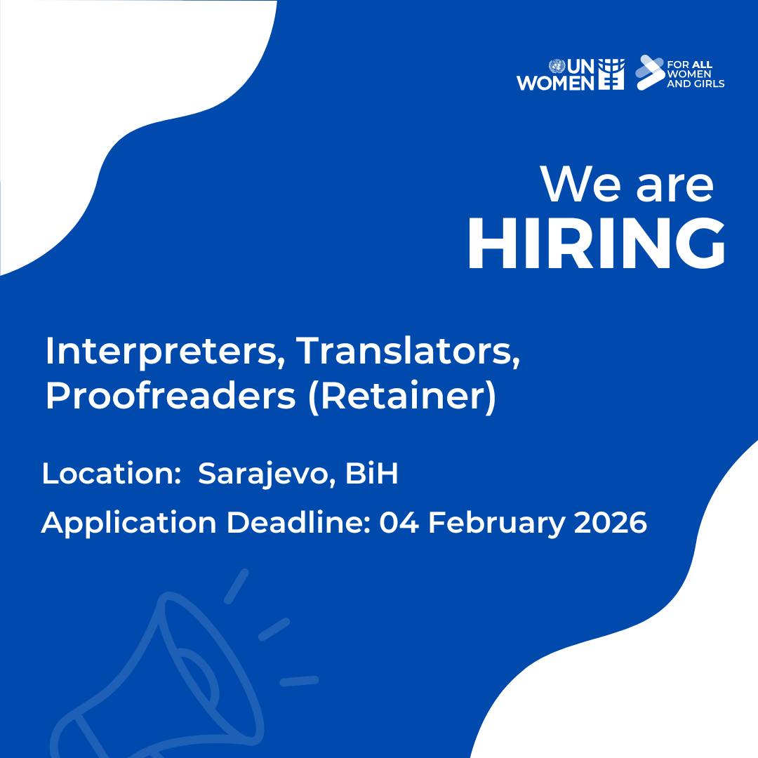 UN Women zapošljava! - Udruženje mreža za izgradnju mira